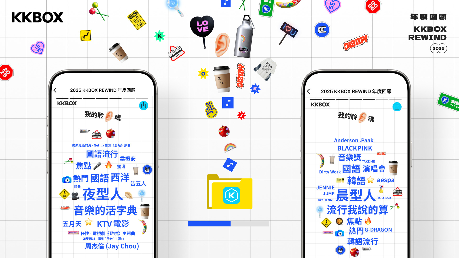 KKBOX 年度回顧來了！拼貼你的聆聽足跡 打造專屬你的音樂生活日